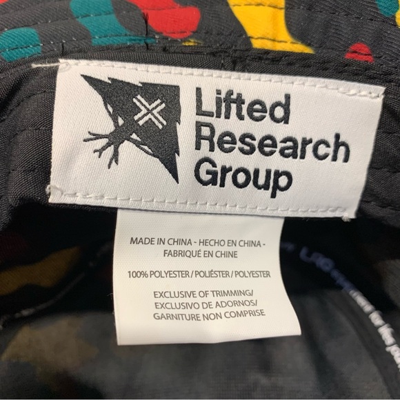 Lrg | Accessories | Mens Lrg Lifted Research Group Rasta Boonie Bucket Hat One Size | Poshmark